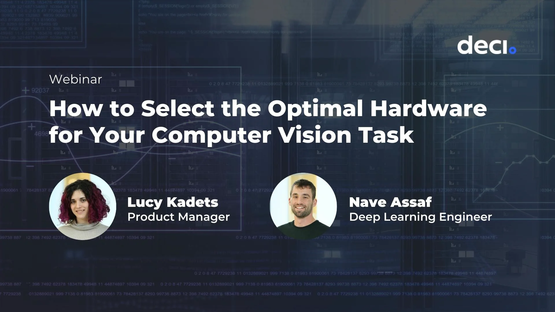 Webinar: How to Select the Optimal Hardware for Your Computer Vision ...