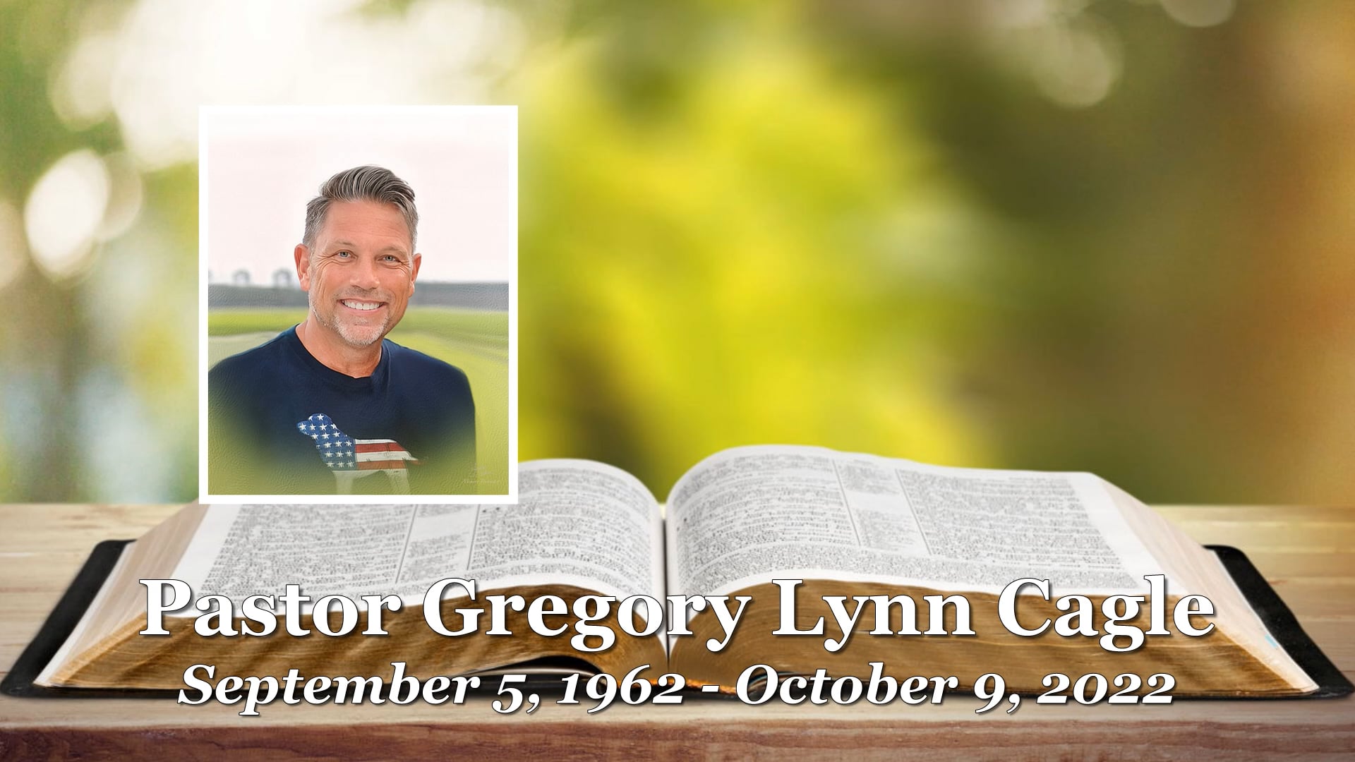 Pastor Gregory Lynn Cagle - Morgan & Nay Gregory Cagle on Vimeo