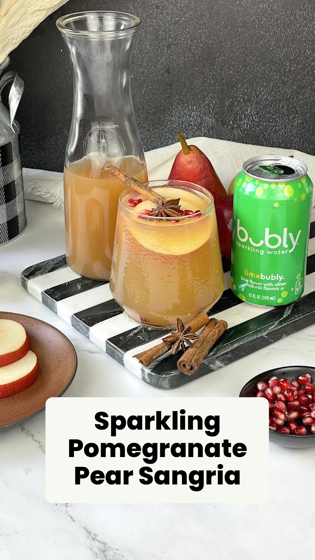 Sparkling Pom Pear Sangria