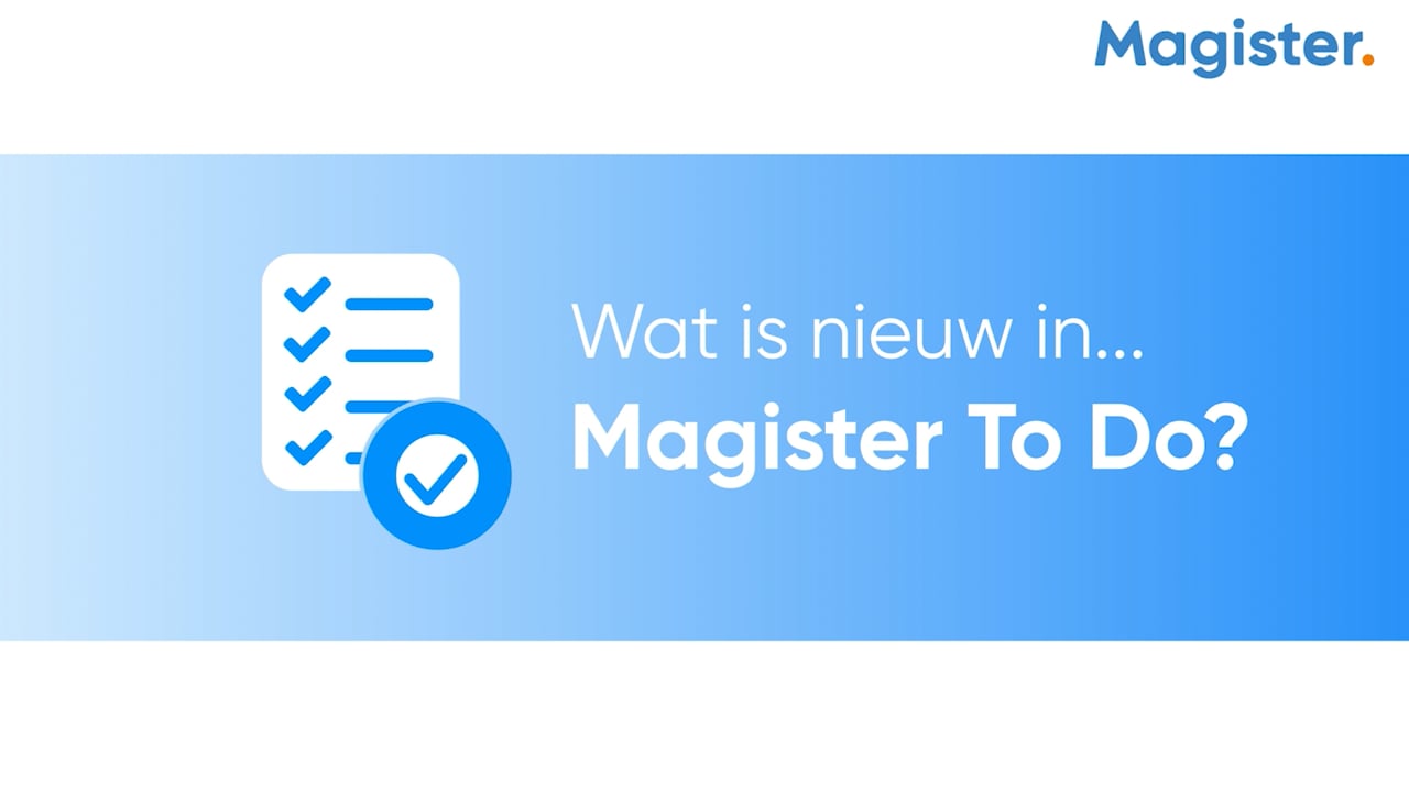 Magister To Do - nieuwe features uit co-creatie (week 2) on Vimeo