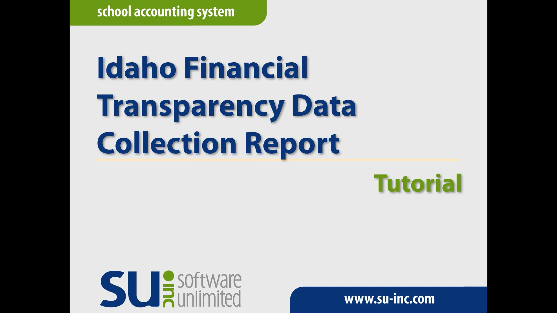 Training Tutorials - Idaho Financial Transparency Data Collection ...