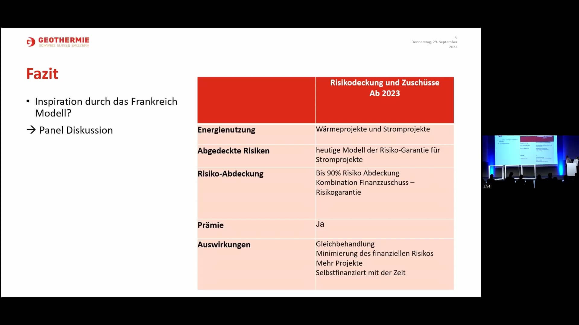 Connect4geothermal2022_5-Conditions-cadres_FR_02-Norbert-Bommensatt_Minimisation des risques et ...