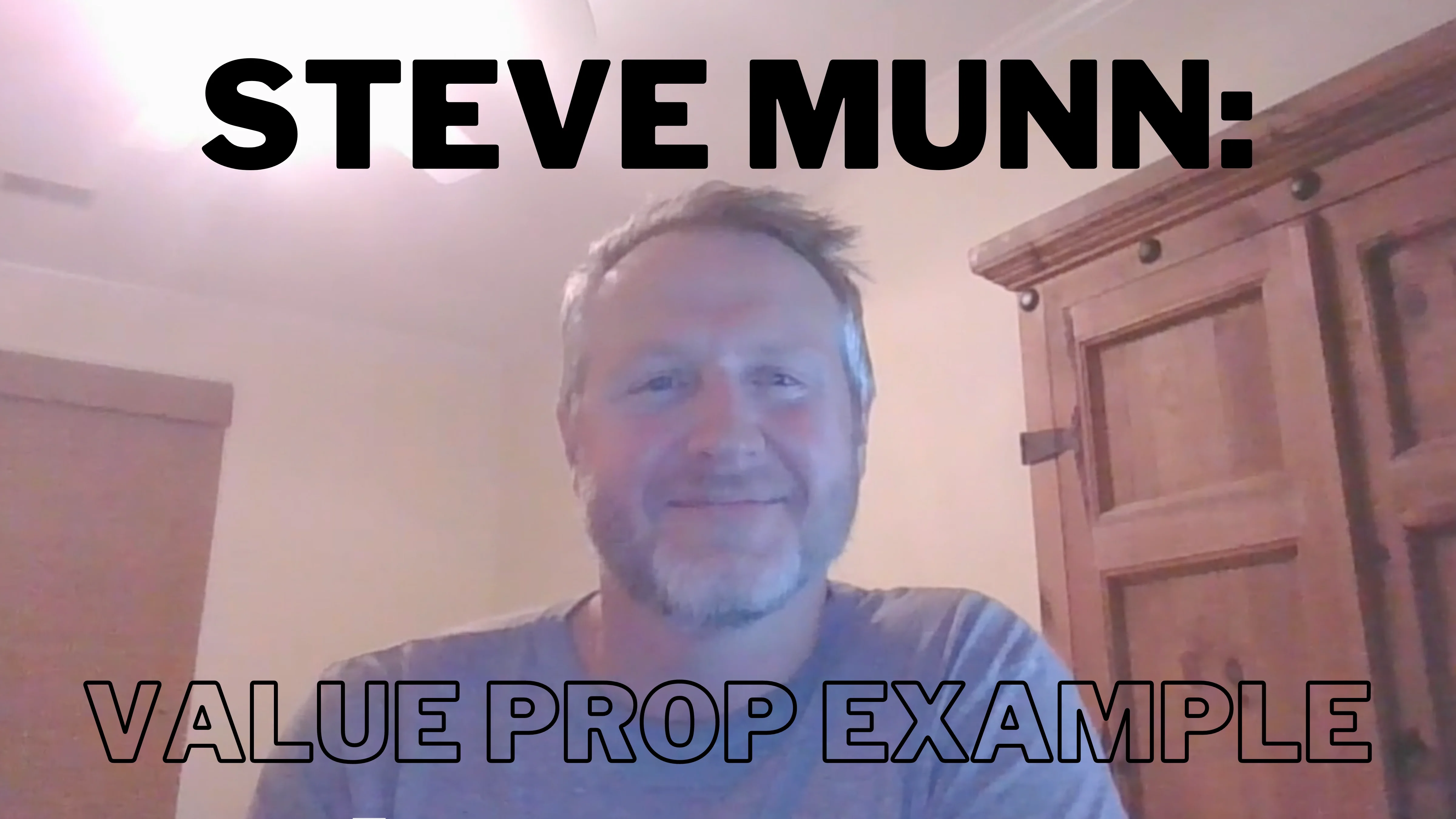 Steve Munn's value prop video on Vimeo