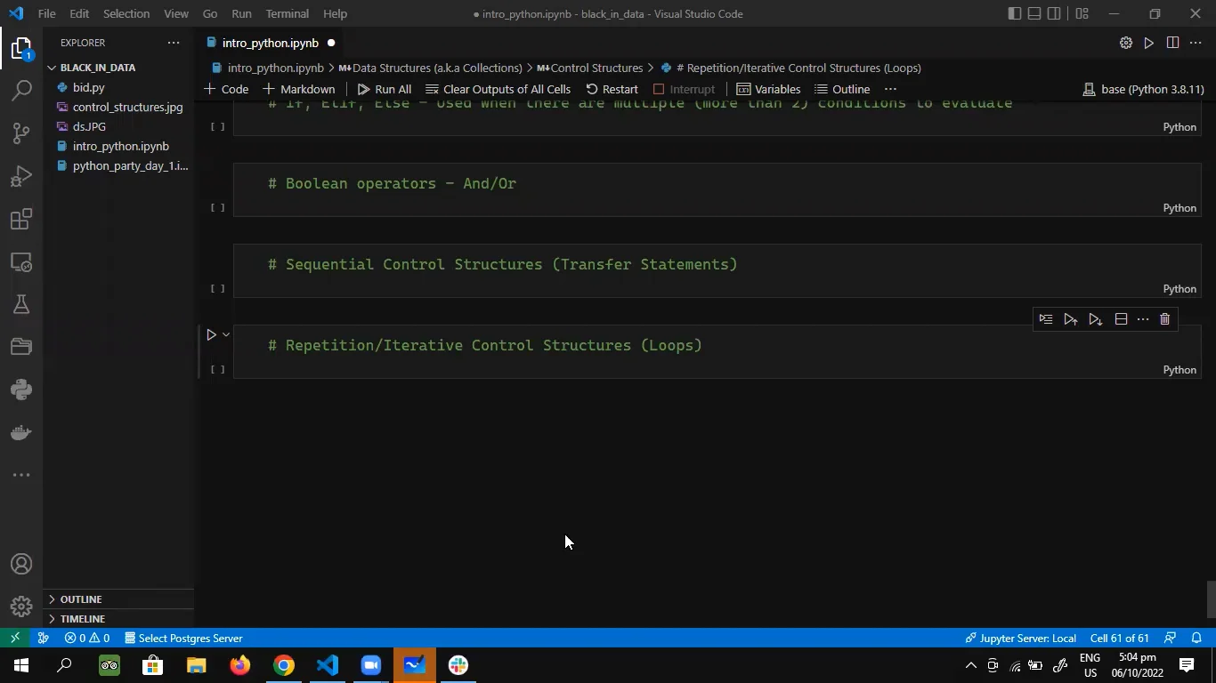 Python Party Week 3: Pandas 1 on Vimeo