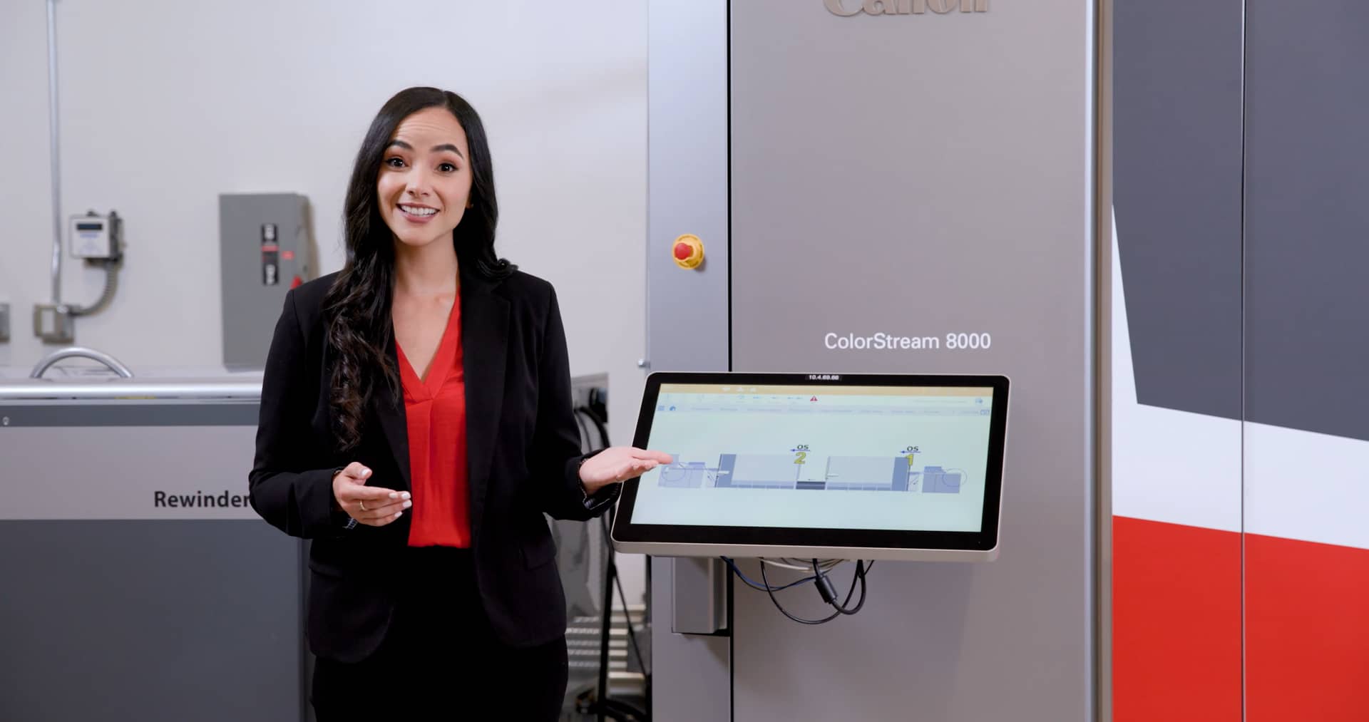 ColorStream 8000 Web-fed Inkjet Press Demo on Vimeo