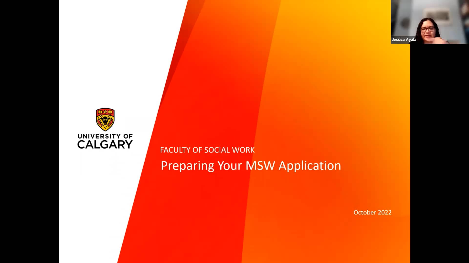 Preparing Your MSW Application, Oct. 12 Info Session on Vimeo