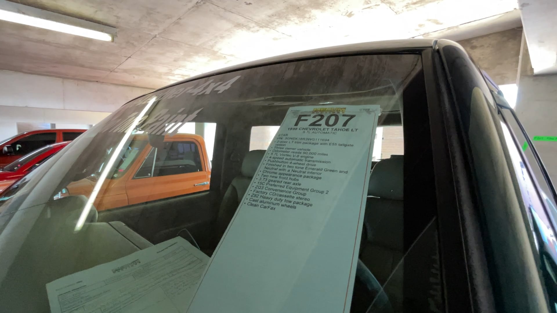 1998 Chevrolet Tahoe LT | F207 | Chattanooga 2022