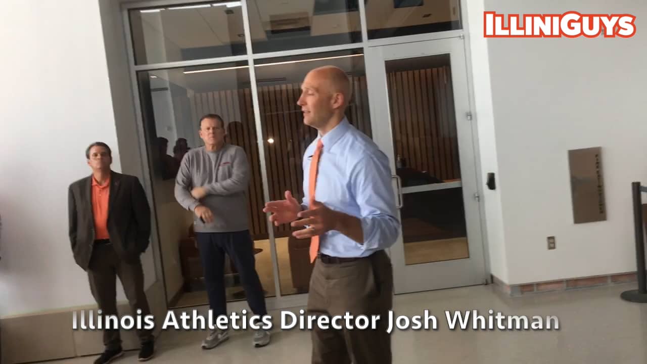 Ubben Illini Basketball Practice Facility Renovation Tour Oct 13