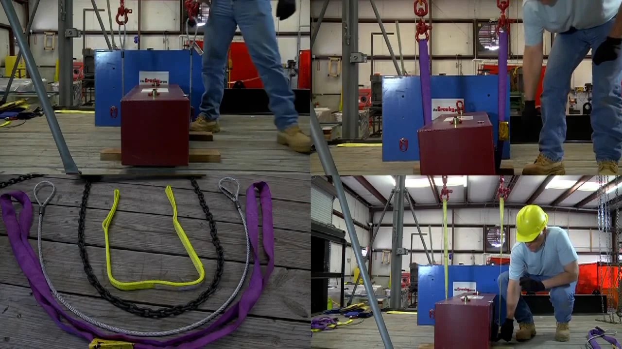 Crosby Rigging Tips - The Basket Hitch - Metric on Vimeo