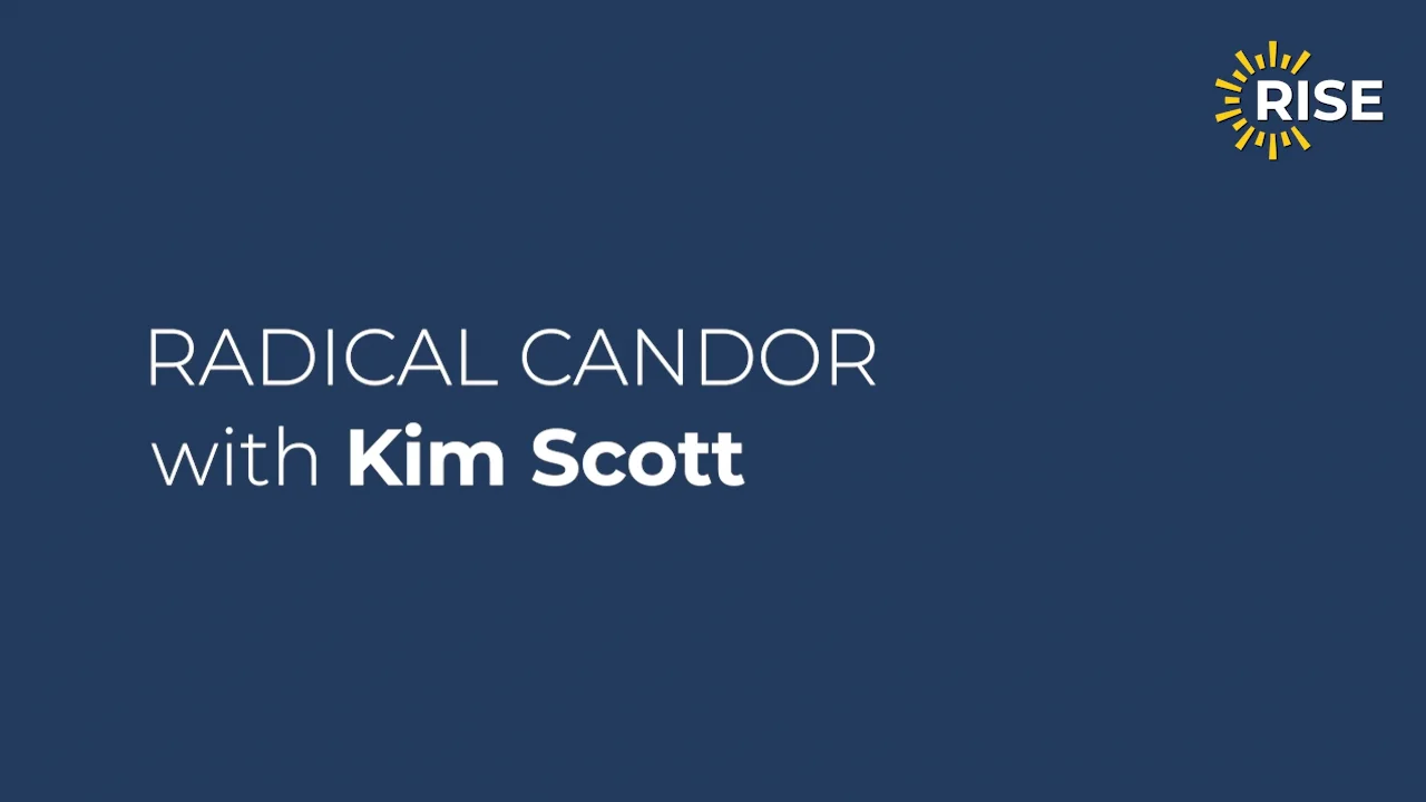 Kim Scott on Radical Candor on Vimeo