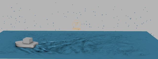 TyFlow 2d Water Ripple