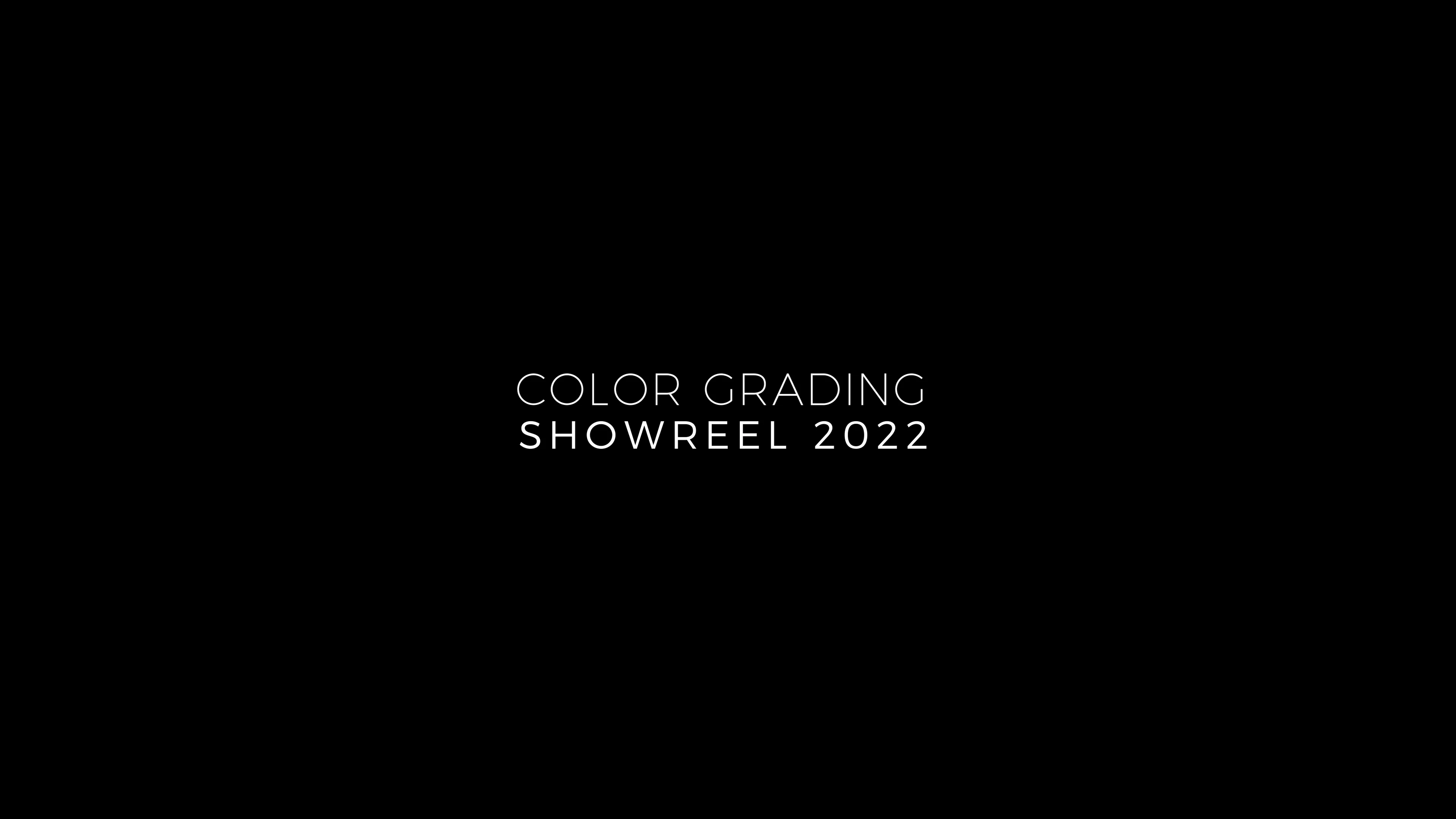 Color Grading Showreel (2022) on Vimeo