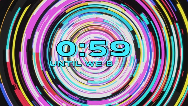 Countdown: Color Tunnel - Church Visuals