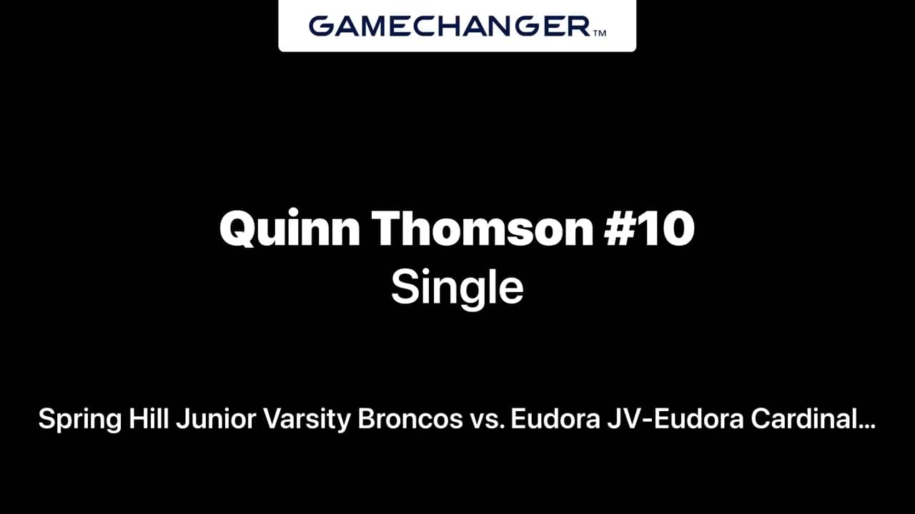 Quinn Thomson Hitting-Single on Vimeo
