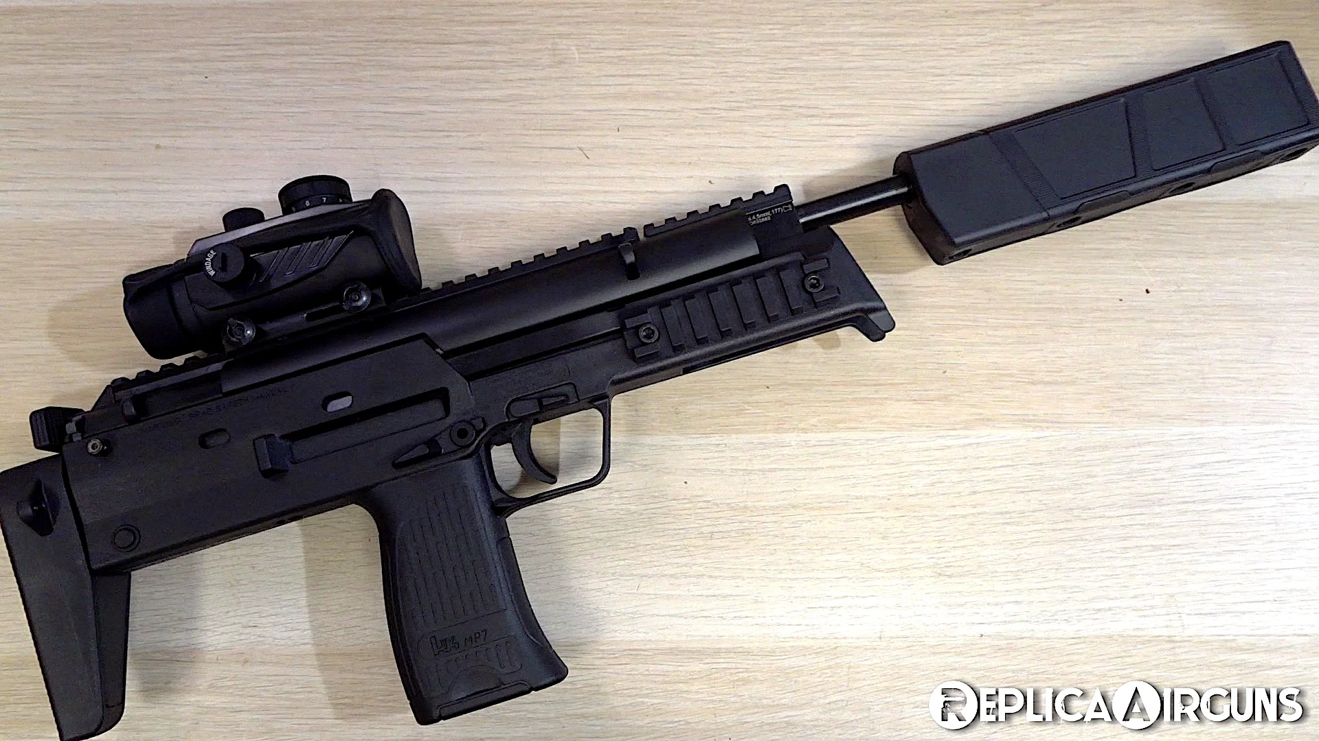 Umarex HK MP7 .177 Cal Break Barrel Pellet Gun Table Top Review