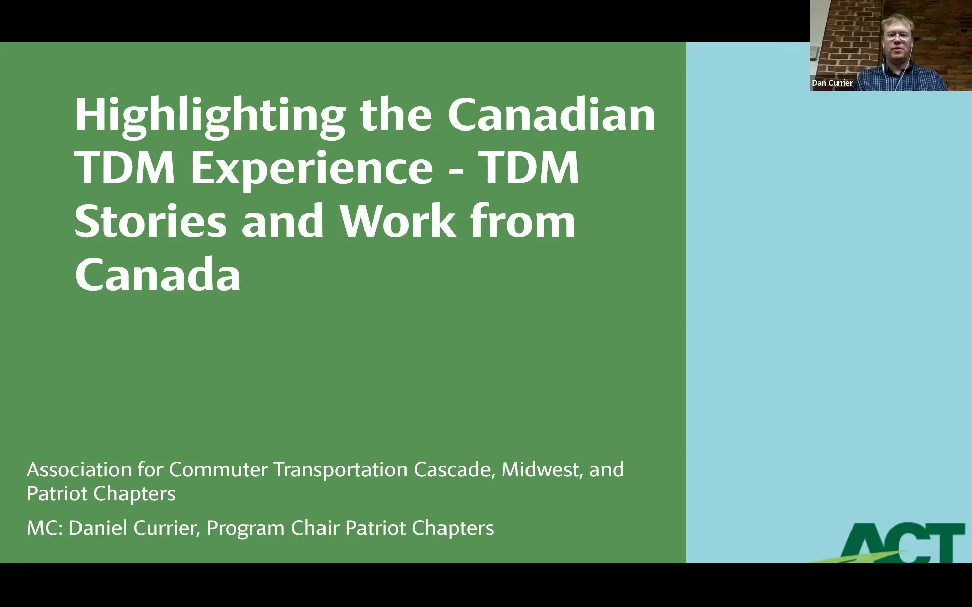 Highlighting the Canadian TDM Experience - TDM Stories and Work from ...