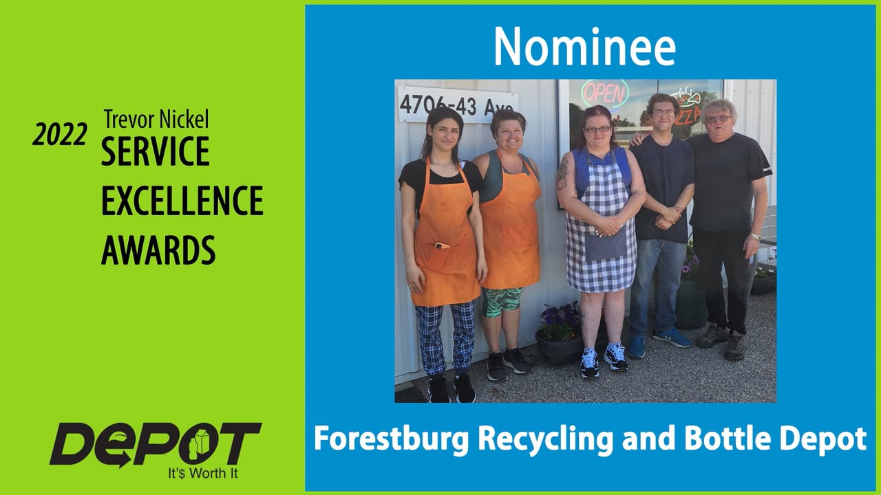 Forestburg Recycling and Bottle Depot: 2022 Service Excellence Award ...