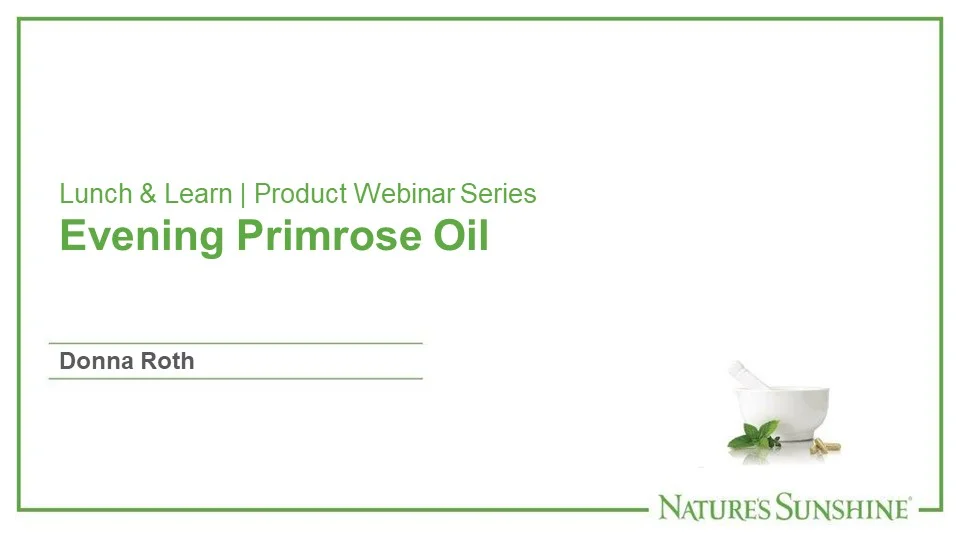 Evening Primrose Oil | Donna Roth on Vimeo