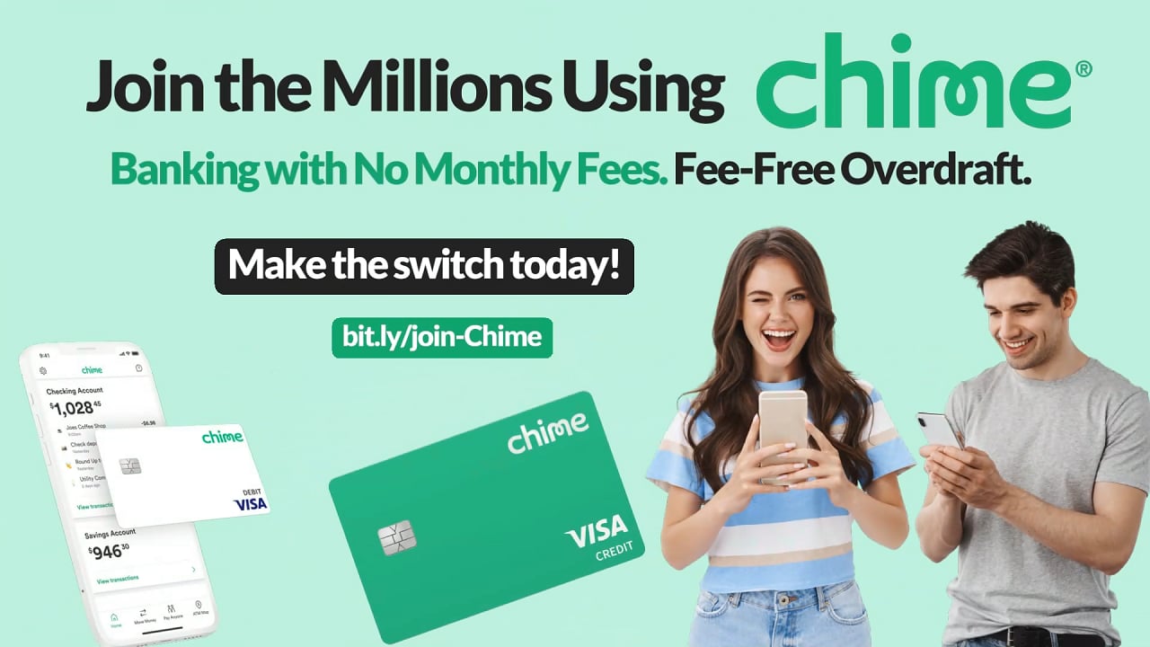 Join the Millions Using Chime - Banking with No Monthly Fees. Fee-Free Overdraft. on Vimeo