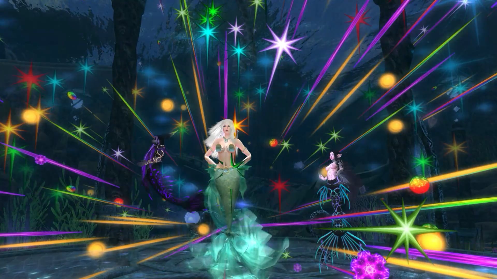 Mermaid Dance & Light Show (1) on Vimeo