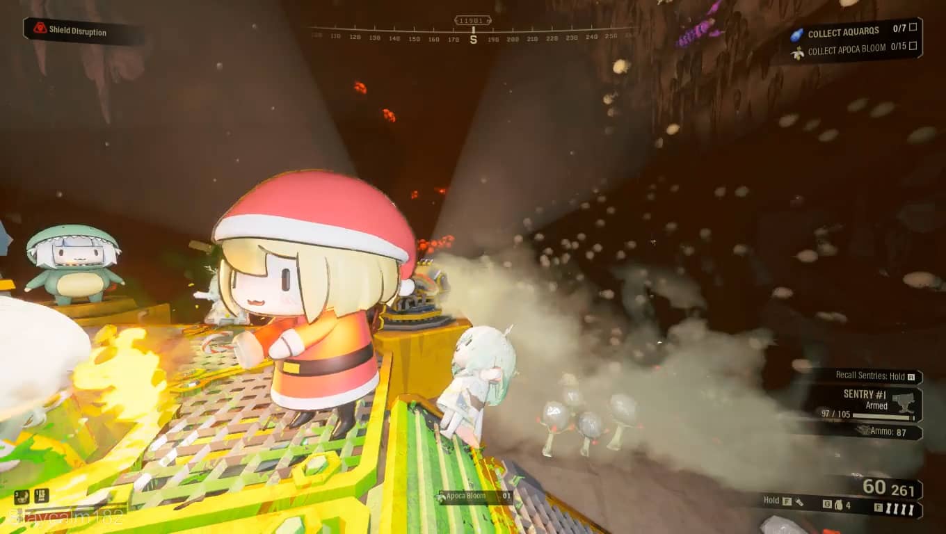 My Smol Ame (Christmas) Sentry Gun Mod for Deep Rock Galactic on Vimeo