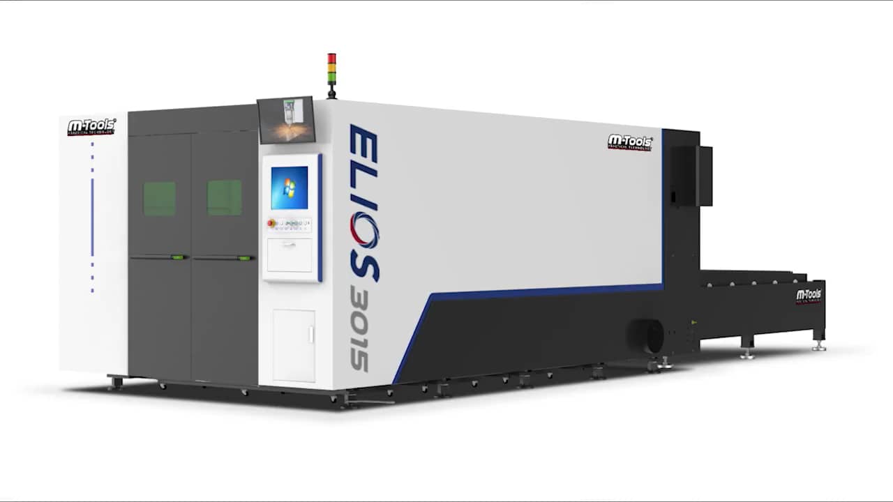 Elios 3015 de M-Tools - Cortadora láser por fibra óptica on Vimeo