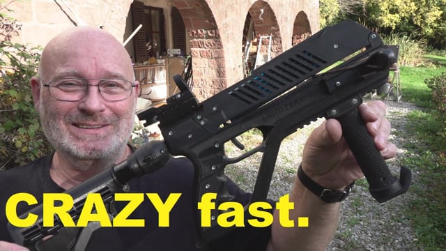 Next Level Rapid Fire Crossbow (3D Printed)! - Airgun101