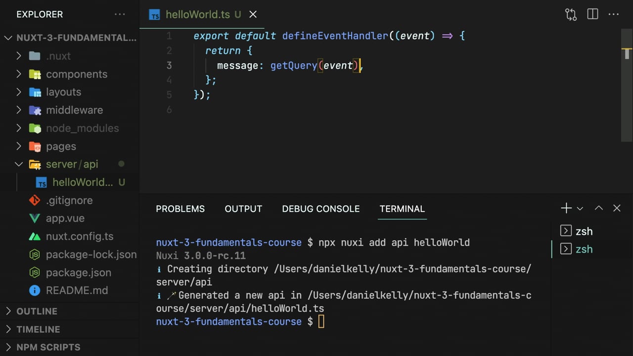 Nuxt Server API Routes - A Vue.js Lesson From our Vue.js Course:... Nuxt Server API Routes - A Vue.js Lesson From our Vue.js Course:...