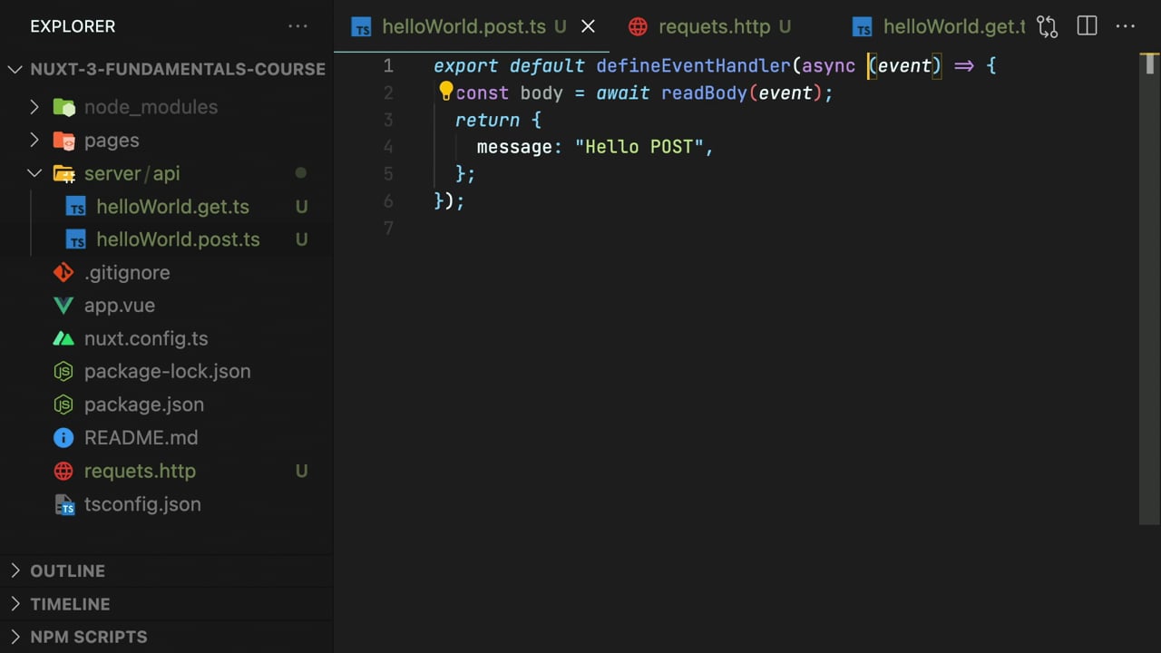 Handle Different Nuxt API Request Methods - A Vue.js Lesson From... Handle Different Nuxt API Request Methods - A Vue.js Lesson From...