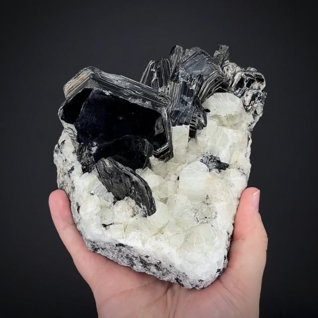Biotite & K-feldspar var. Adularia (RARE combo) Hefendehl Coll ...
