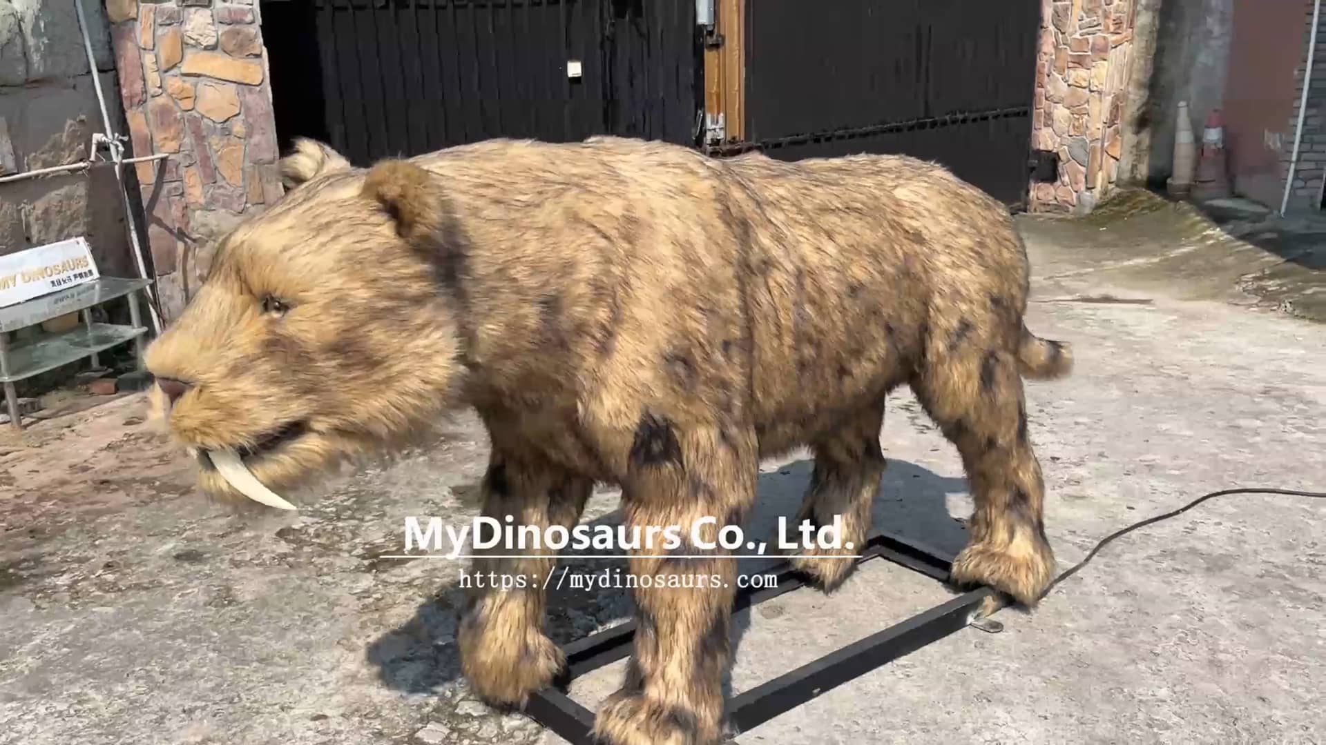 Animatronic Smilodon Extinct Animal Saber-toothed Tiger on Vimeo