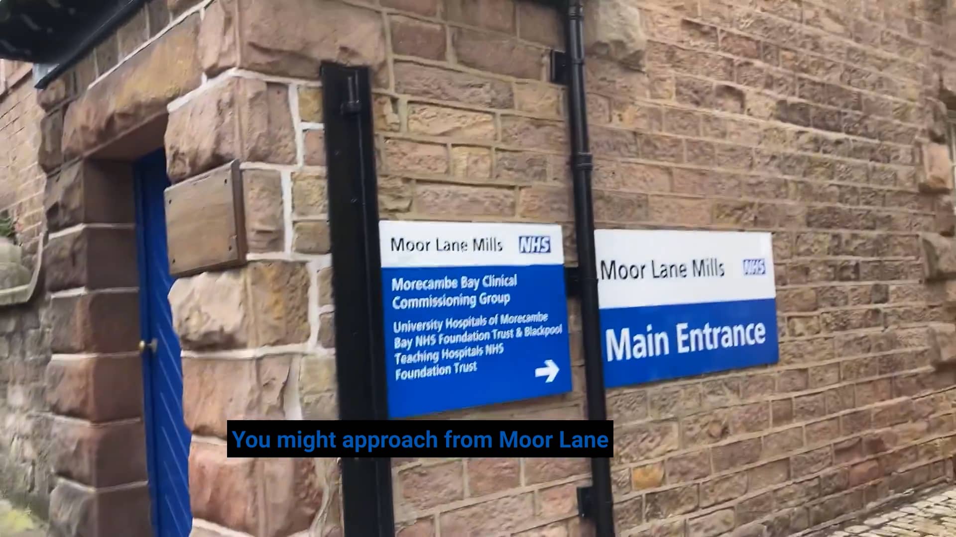 Approaching Moor Lane Mills from Moor Lane on Vimeo