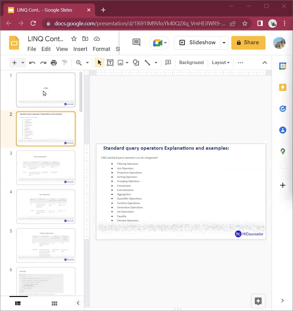 Standard query Operators Explanations and Example LINQ -1