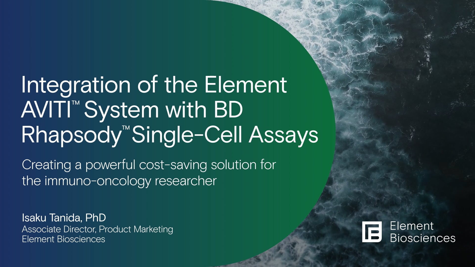 Integration of the Element AVITI™ System with BD Rhapsody™ Single-Cell ...