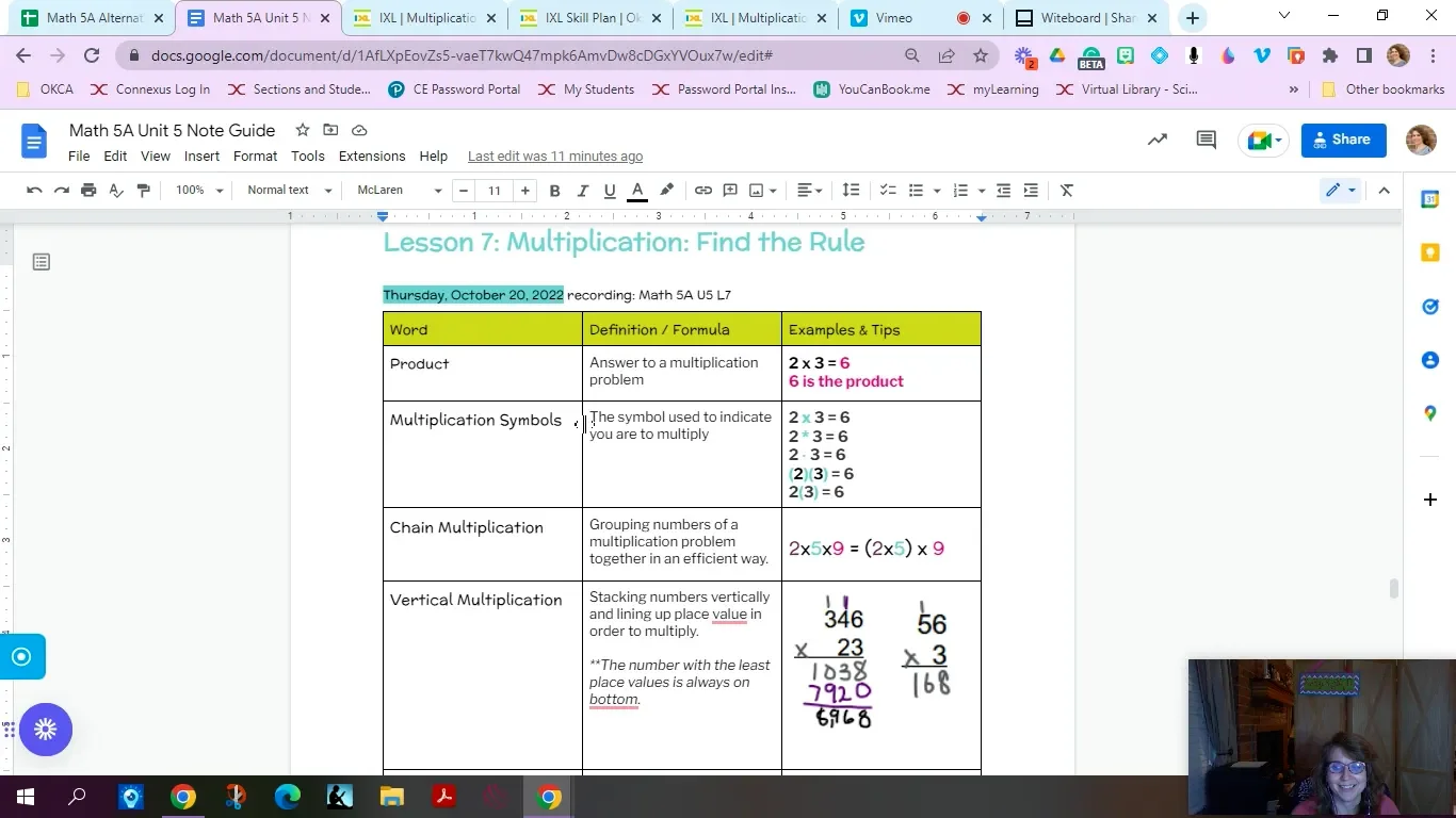 Math 5A U5 L5: Find the Rule on Vimeo
