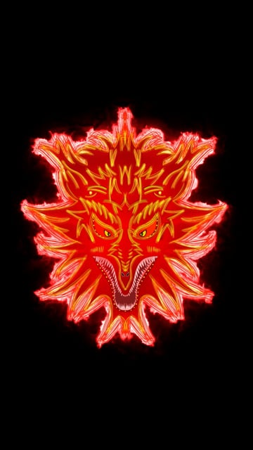 Fire, Lizard, Neon. Free Stock Video - Pixabay