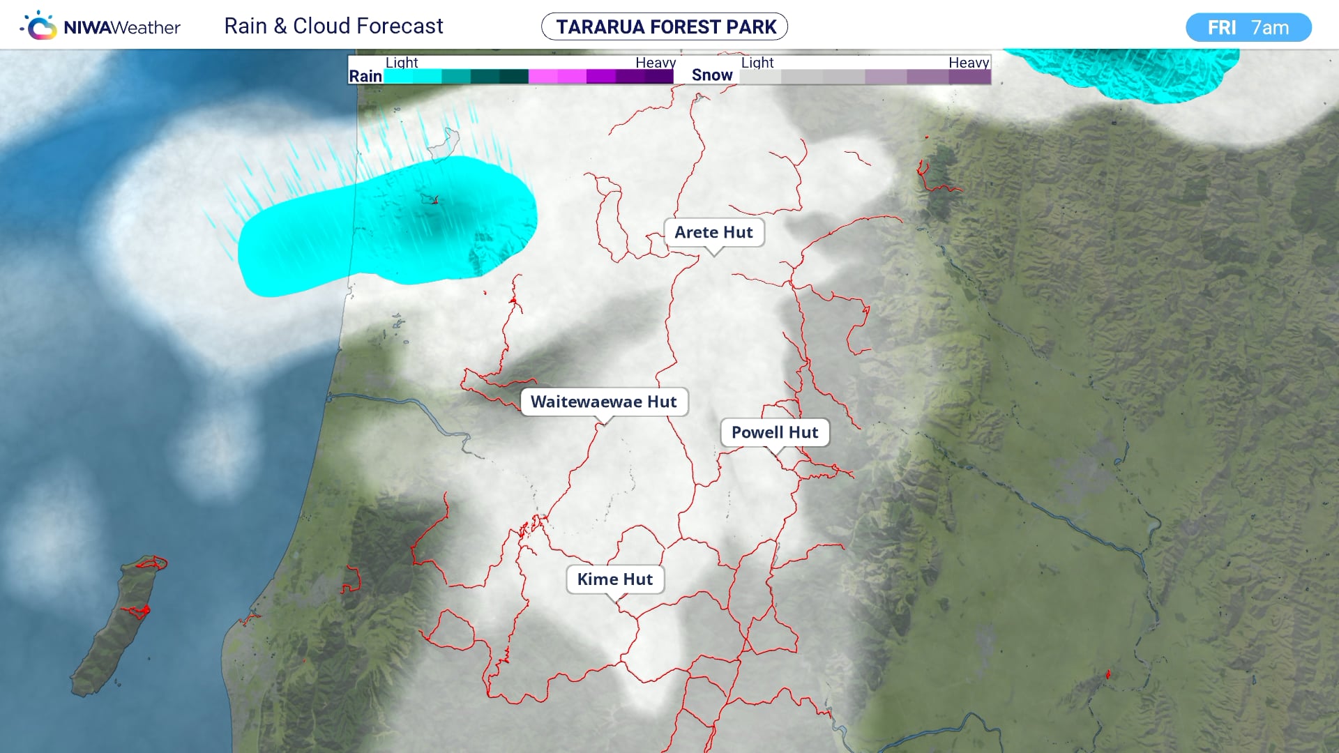 Tararua Forest Park Weather Outlook on Vimeo