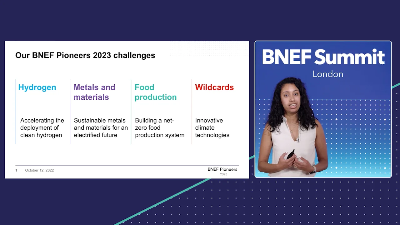 BNEF Pioneers 2023 Launch on Vimeo