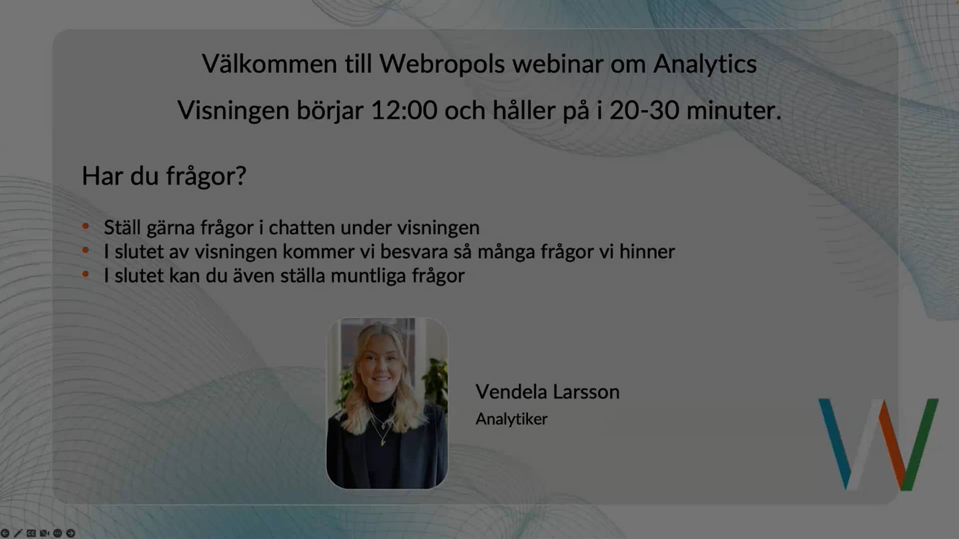 Webinar - Webropol Analytics on Vimeo