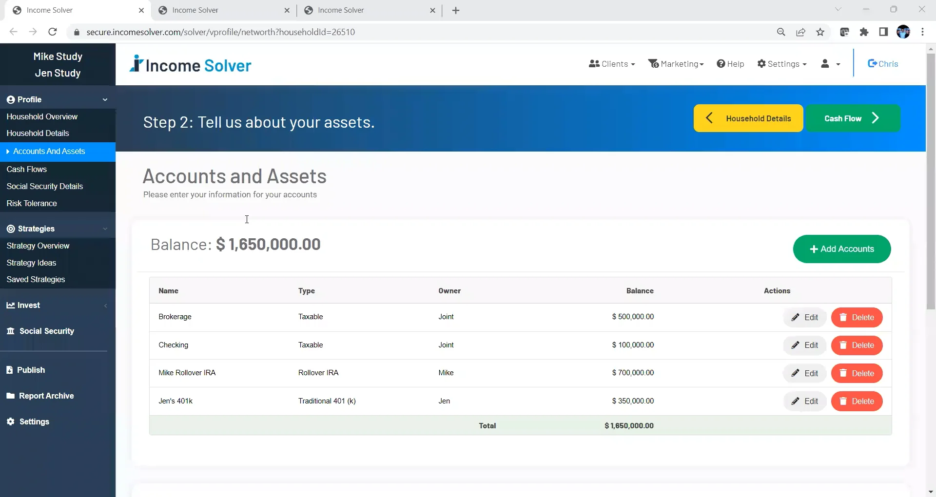 Income Solver Demo Fall 2022