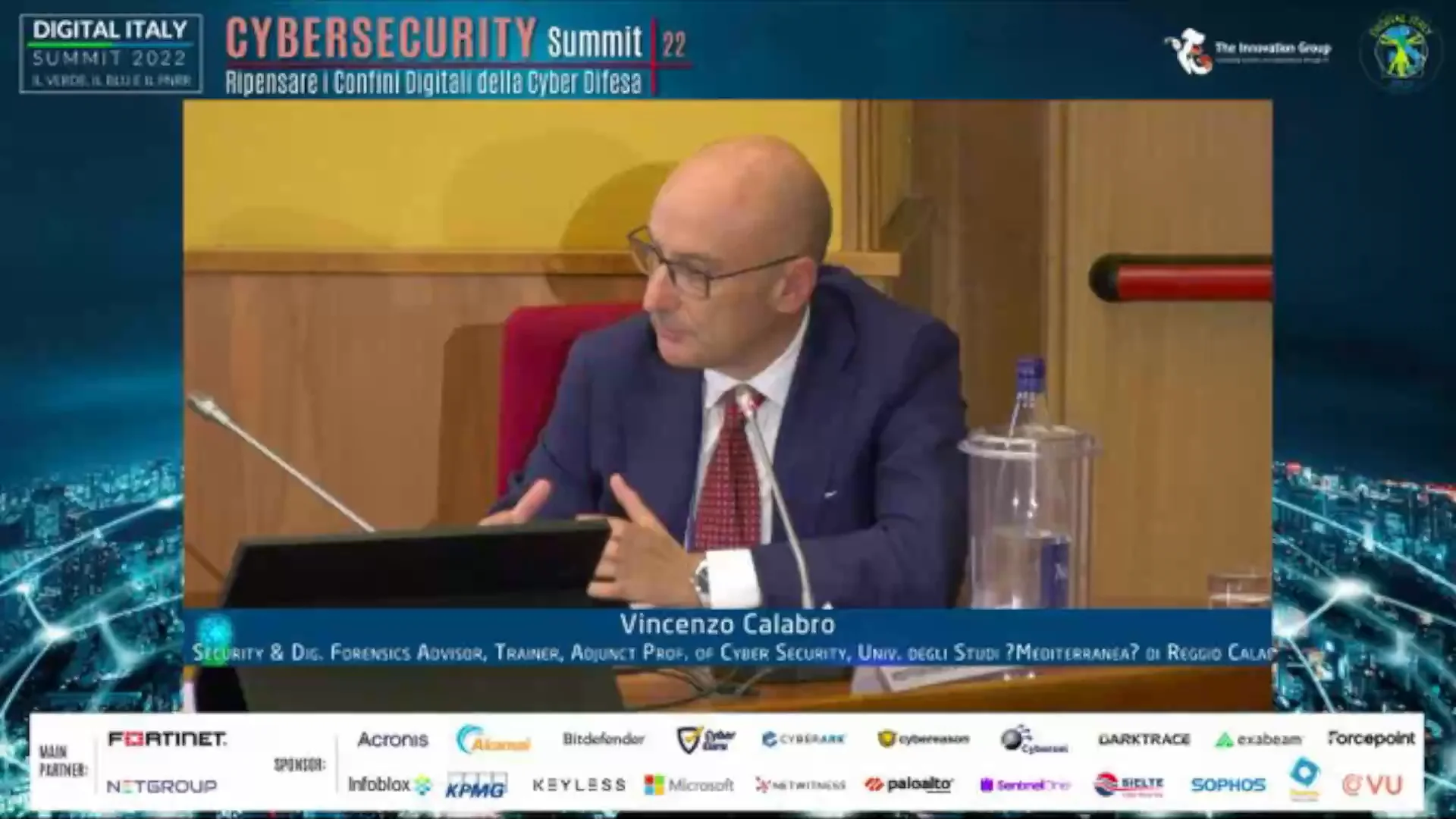 Vincenzo Calabrò al Cybersecurity Summit 2022 on Vimeo