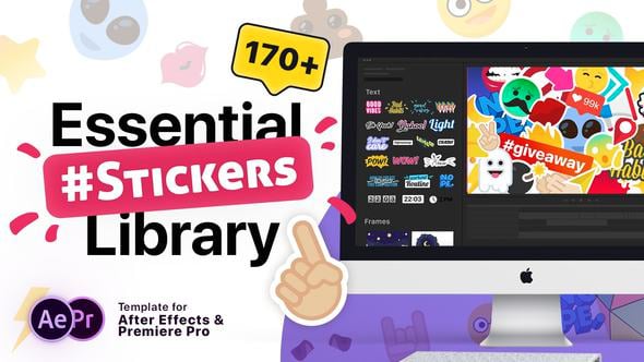 Essential Stickers Library Motion Design on Vimeo