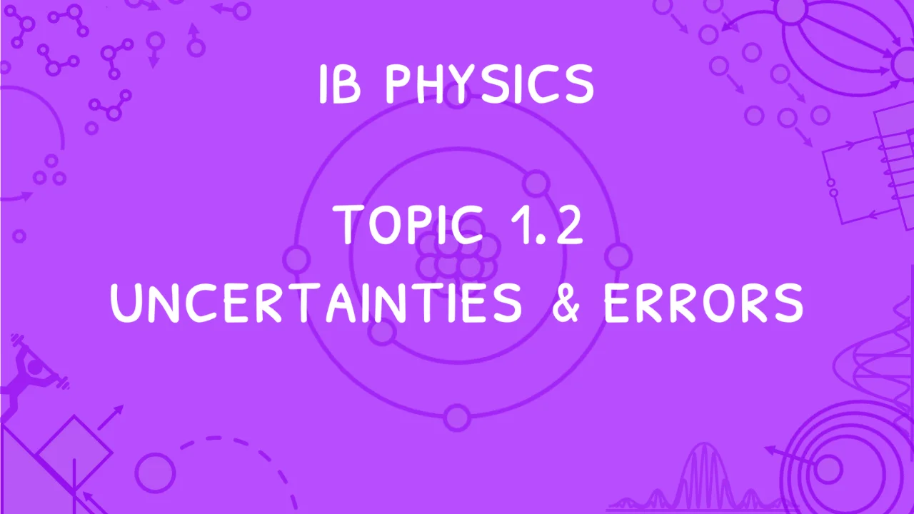 IB Physics Topic 1 Video 2: Accuracy and Precision, Uncertainty, Errors, and Graphing on Vimeo