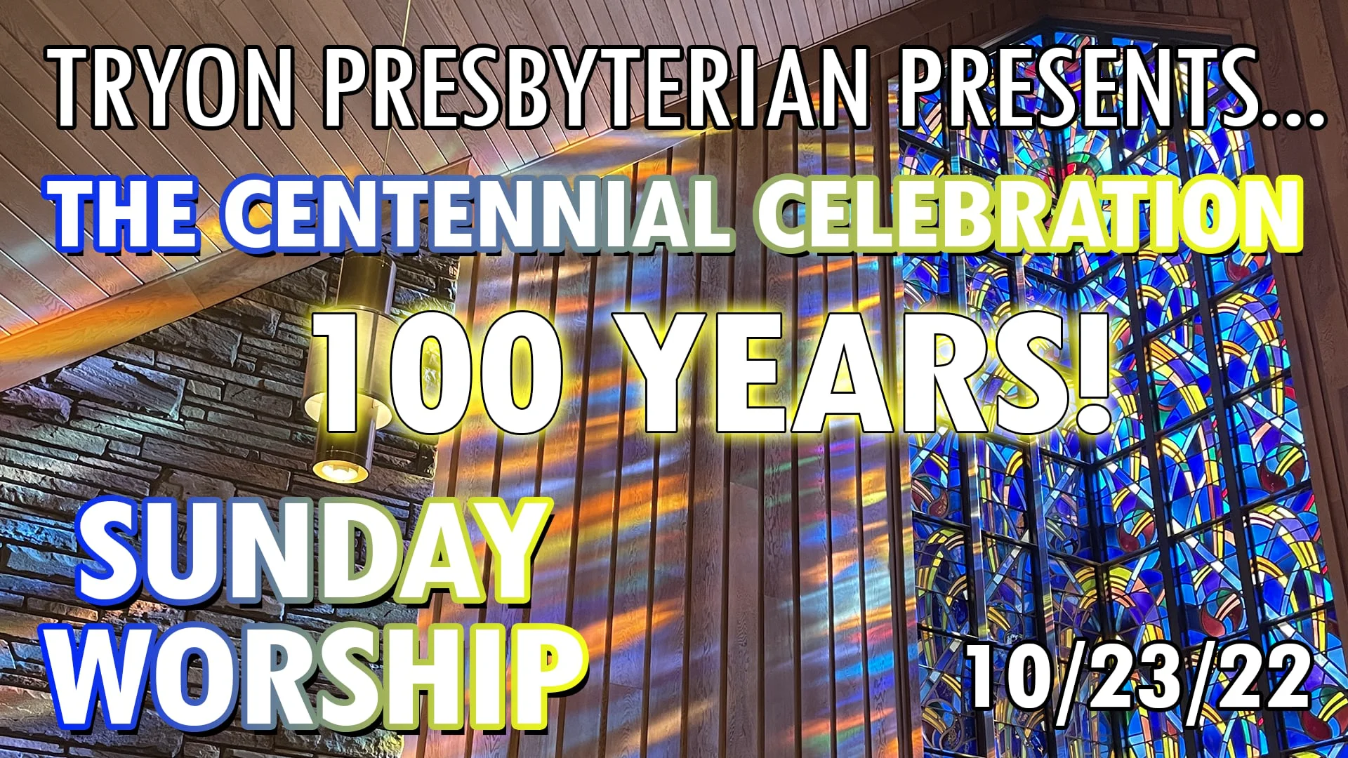 Tryon Presbyterian Church - Centennial Celebration - Sunday Worship 10 ...