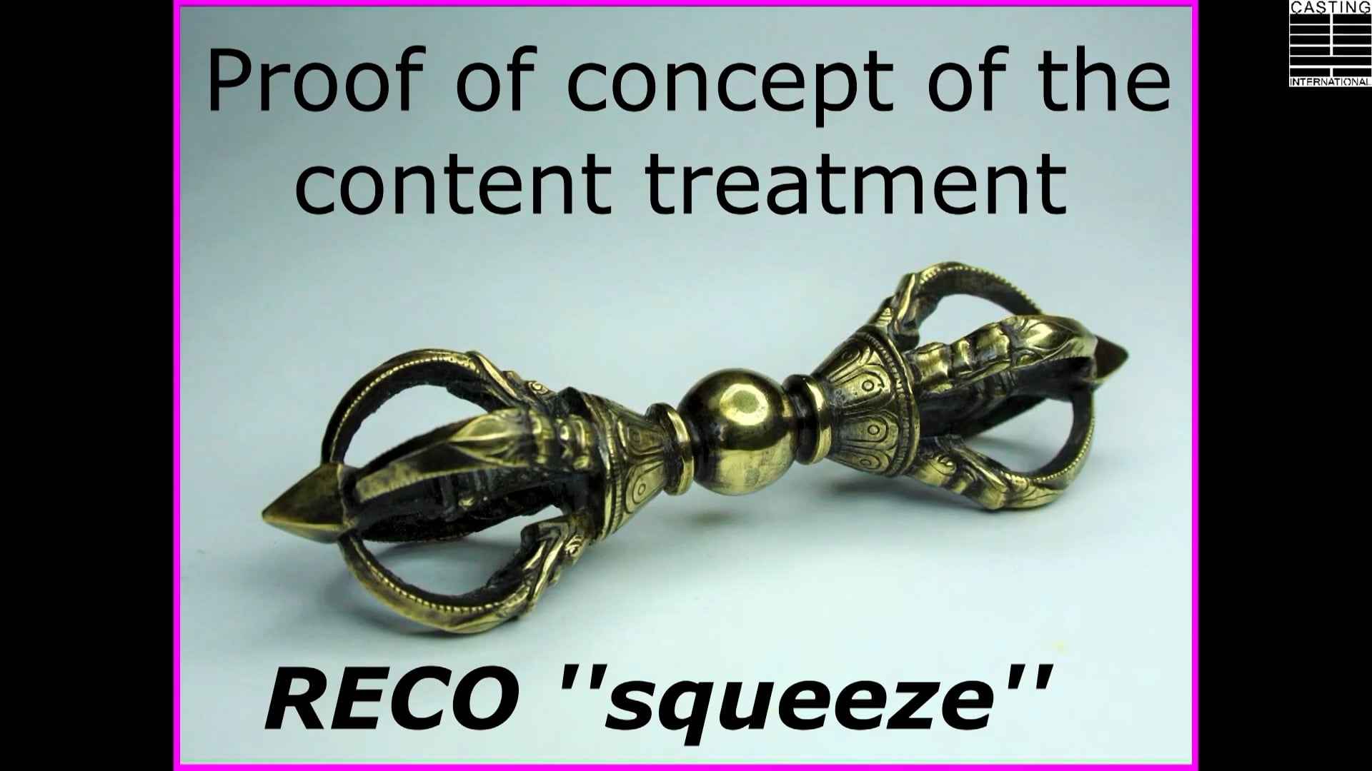 The RECO-in-Bollywood-style with the working title "squeeze / pinch".