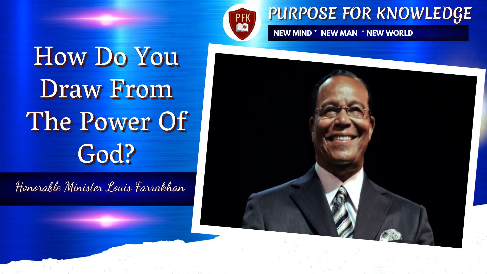 How Do You Draw From the Power Of God – Minister Louis Farrakhan on Vimeo