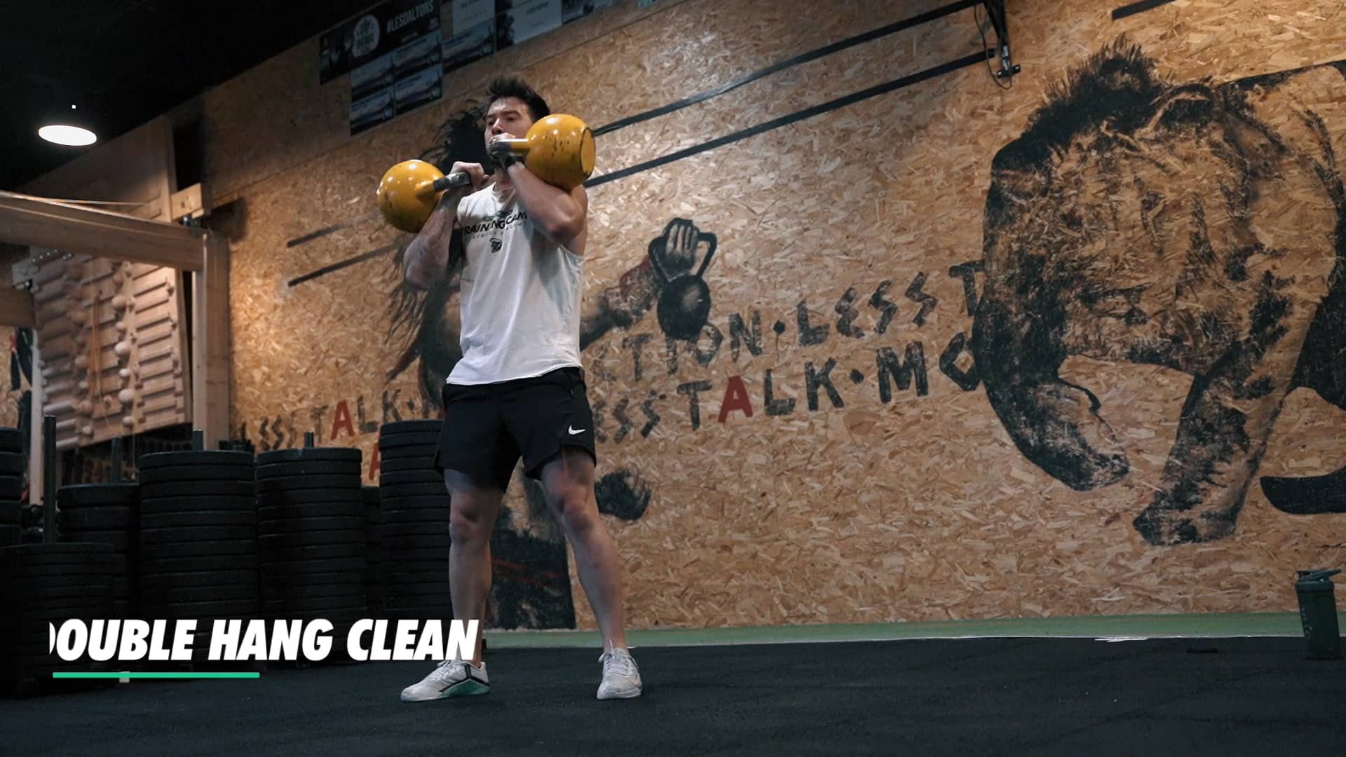 KB Double hang clean on Vimeo