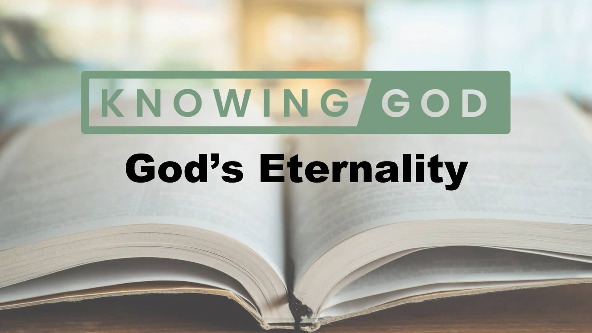 God’s Eternality on Vimeo