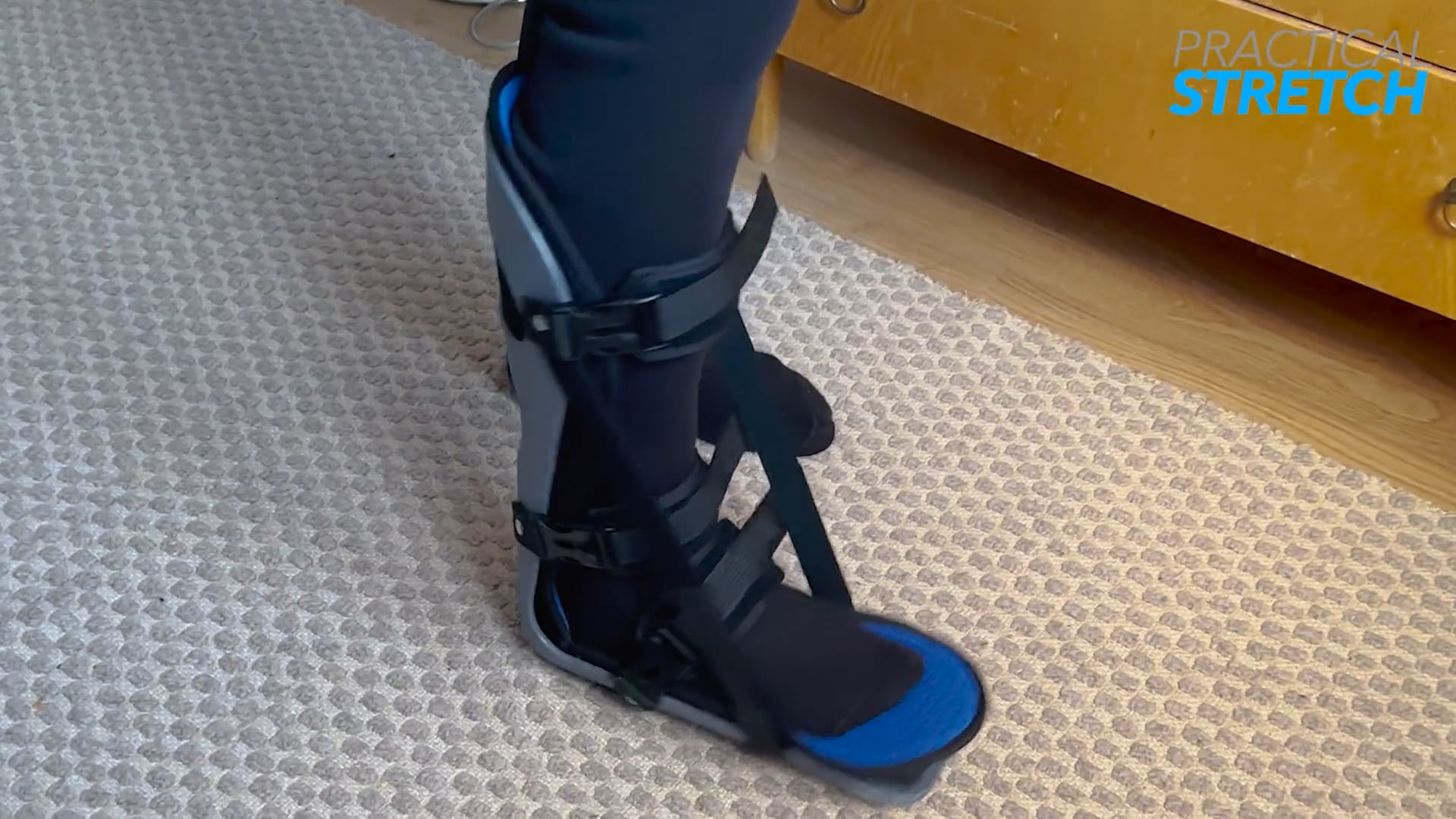 PracticalStretch - Plantar Fasciitis Night Boot on Vimeo