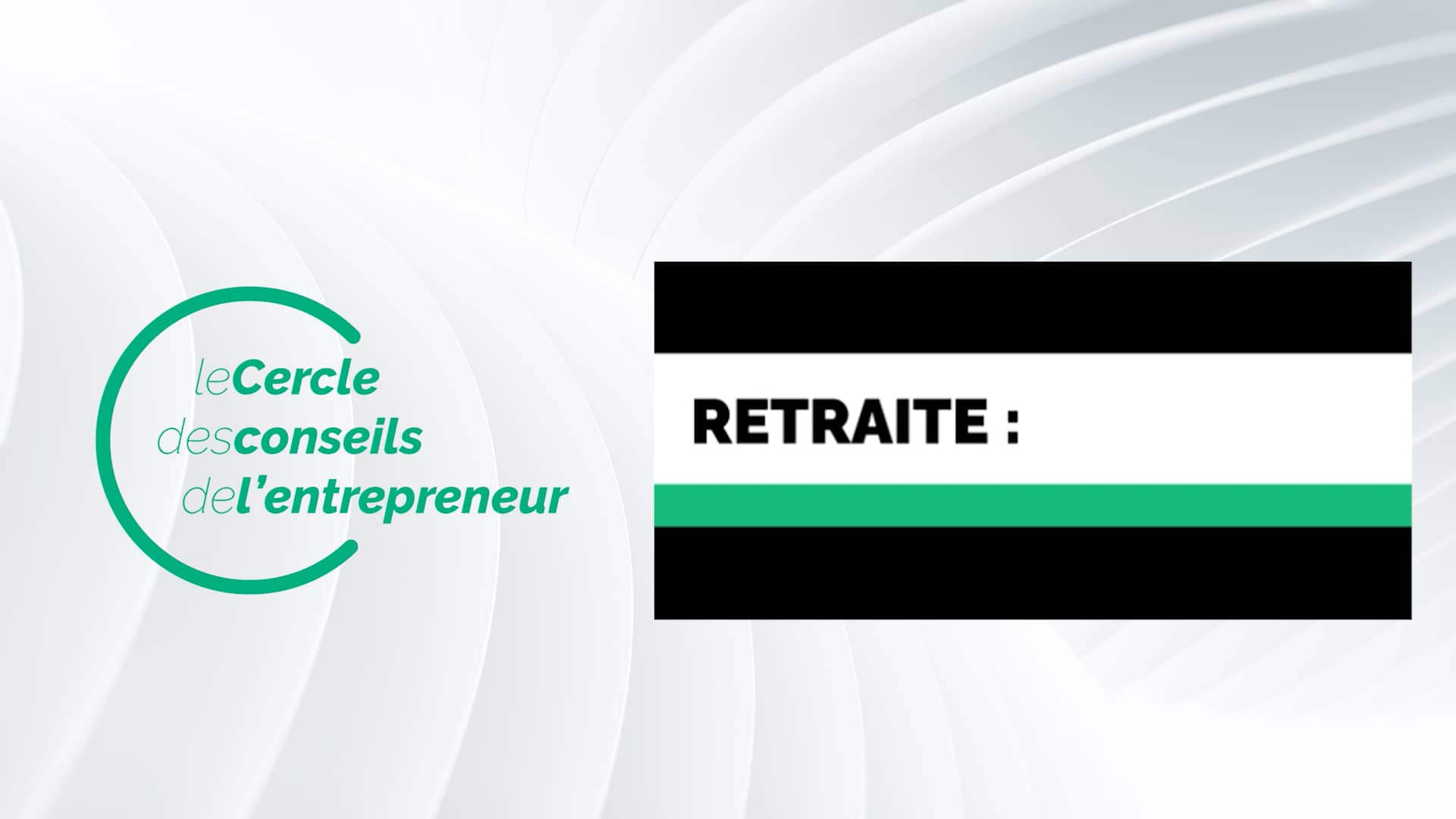 Christian Cardin - préparez votre retraite on Vimeo